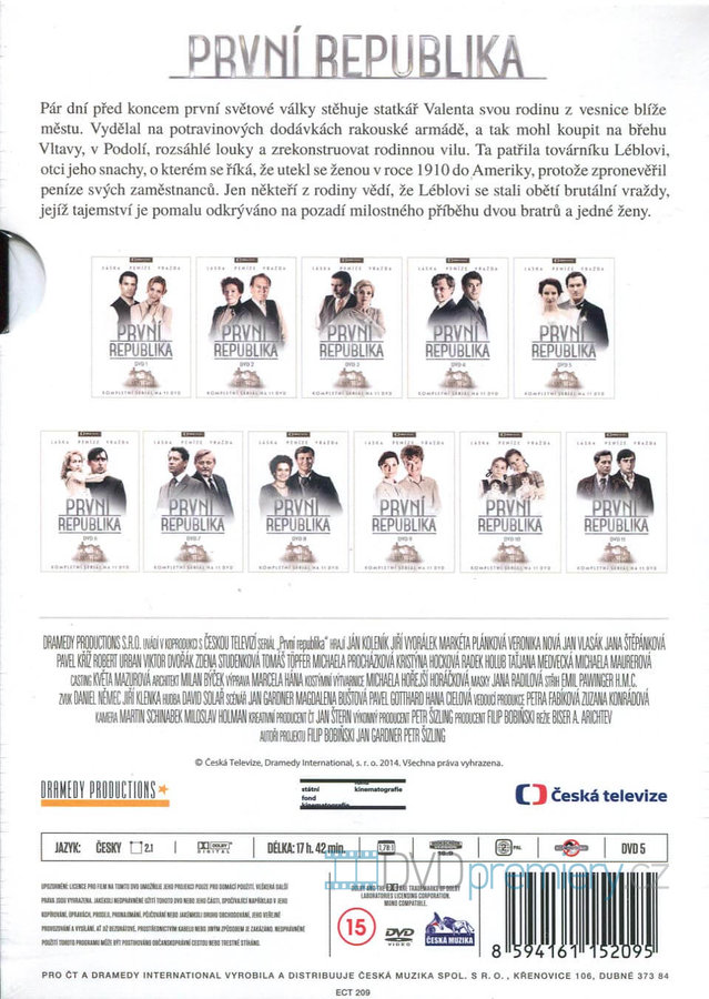 První republika - 1. série (11xDVD) | DVD-PREMIERY.CZ