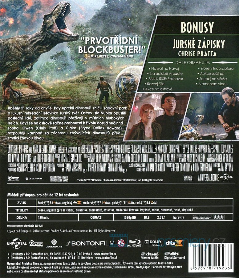 FULL HD blue ray Jurský svět 2: Zánik říše 2018 cz dabing | DVD-PREMIERY.CZ FULL HD blue ray Jurský svět 2: Zánik říše 2018 cz dabing | DVD-PREMIERY.CZ